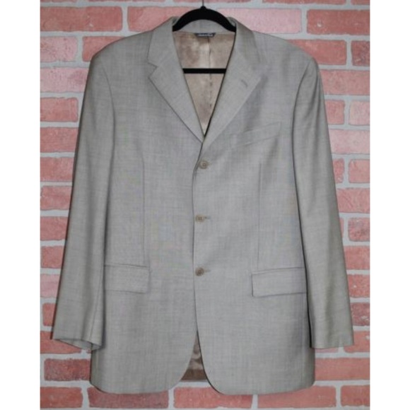 Tombolini | Suits & Blazers | Tombolini Italy Mens Light Brown Merino ...